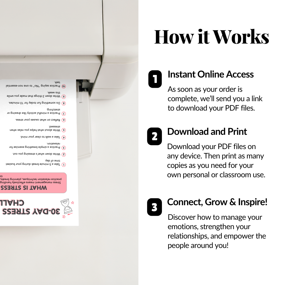 Printable Emotional Intelligence Toolkit